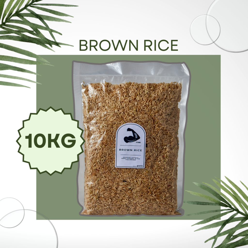 10kg Premium Brown Rice High in Fiber Grain and Low GI | Shopee Philippines