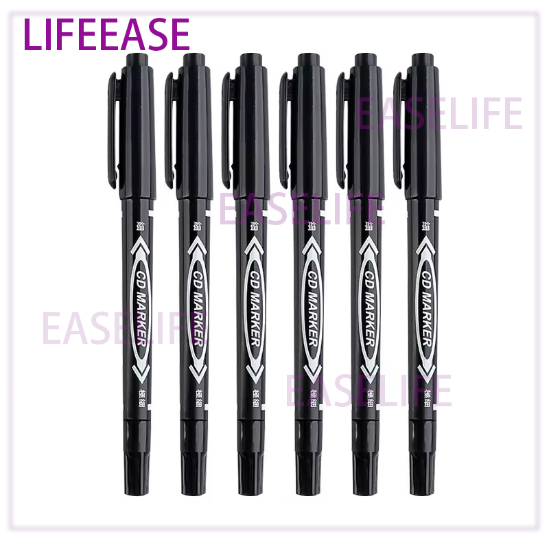 1Pcs Double-headed Marker Oil Permanent Markers Waterproof Media Disc ...