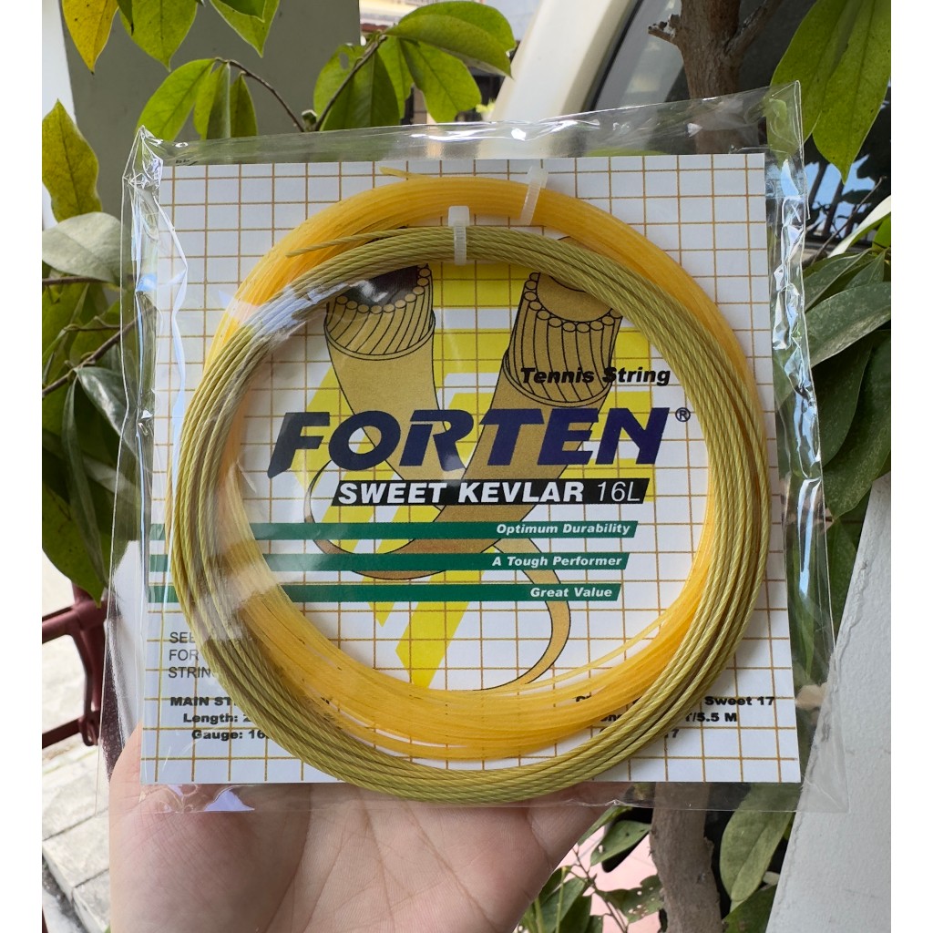 FORTEN SWEET KEVLAR 16L TENNIS STRING MADE IN TAIWAN | Shopee Philippines