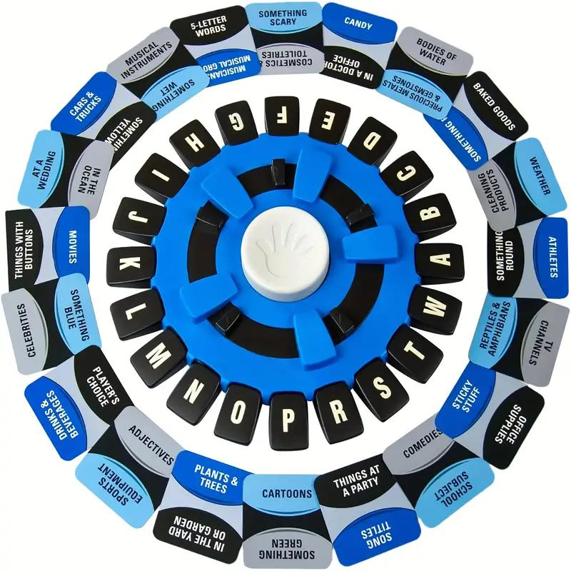 Word Game Fast Paced Family Board Game with 144 Categories and Timer ...