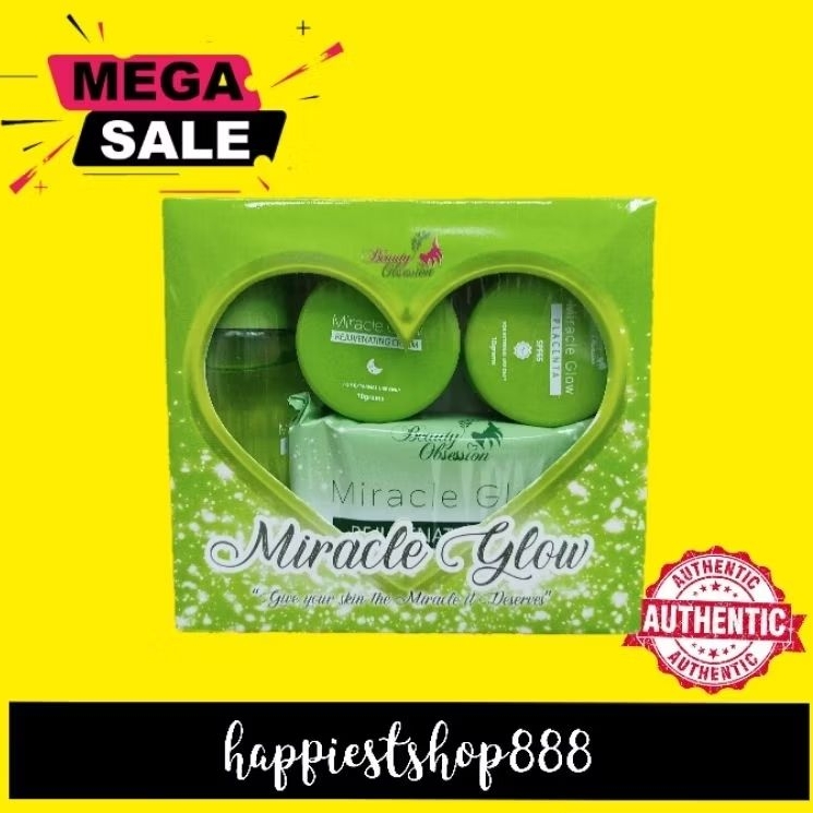 BEAUTY OBSESSION MIRACLE GLOW PREMIUM REJUVENATING SET | Shopee Philippines