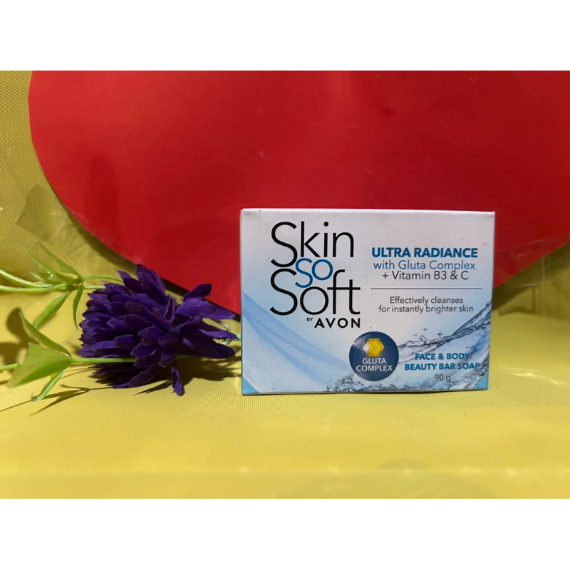 Avon Skin So Soft Ultra Radiance 4 times glutathione Bar Soap 55g ...