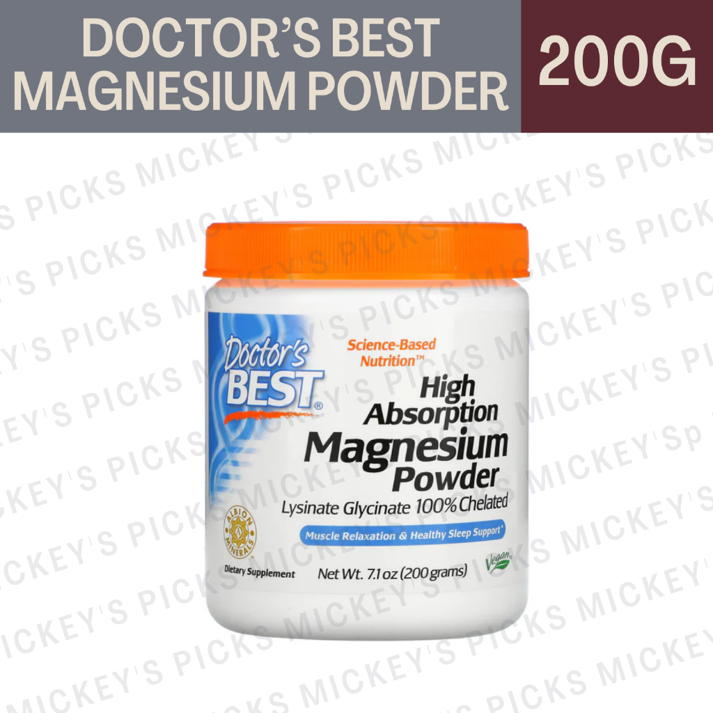 Doctor's Best, High Absorption Magnesium Powder, 7.1 oz (200 g ...
