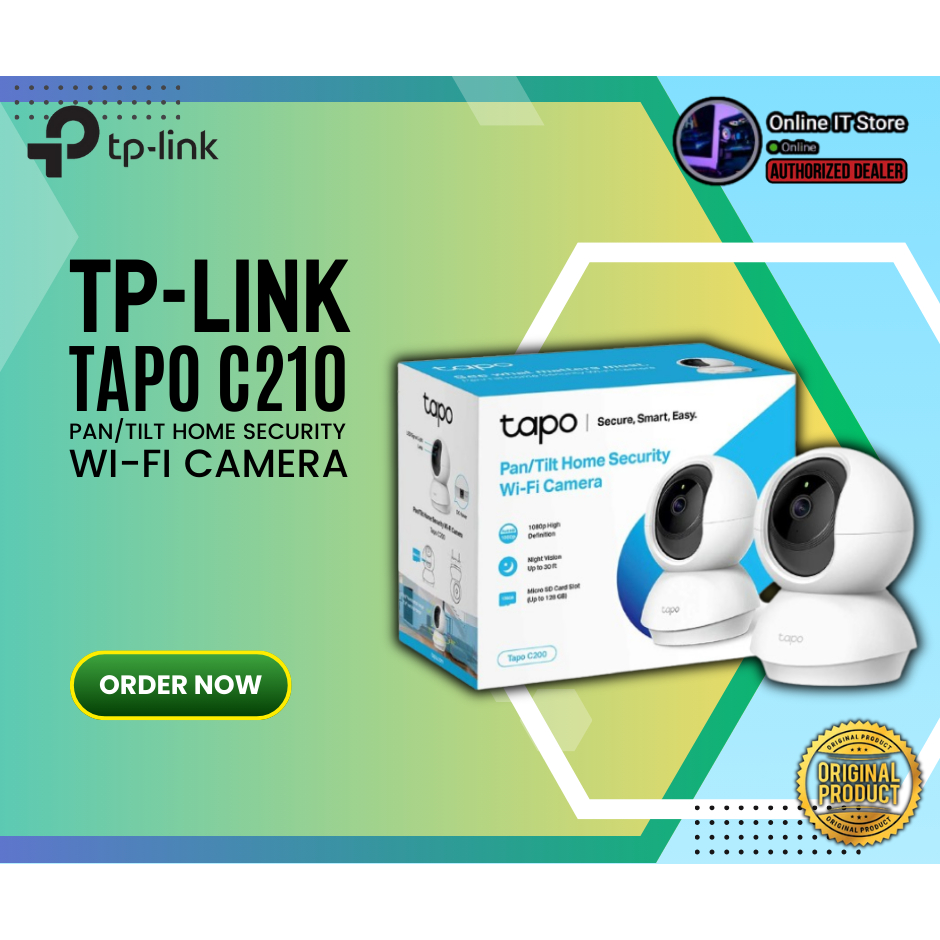 Tp-Link Tapo C210 Pan/Tilt Home Security Wi-Fi Camera | Shopee Philippines