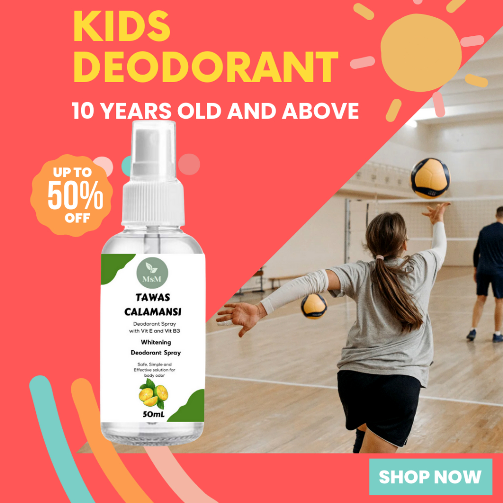 Natural Kids Deodorant Tawas Calamansi Spray - Safe, Natural & Mild ...