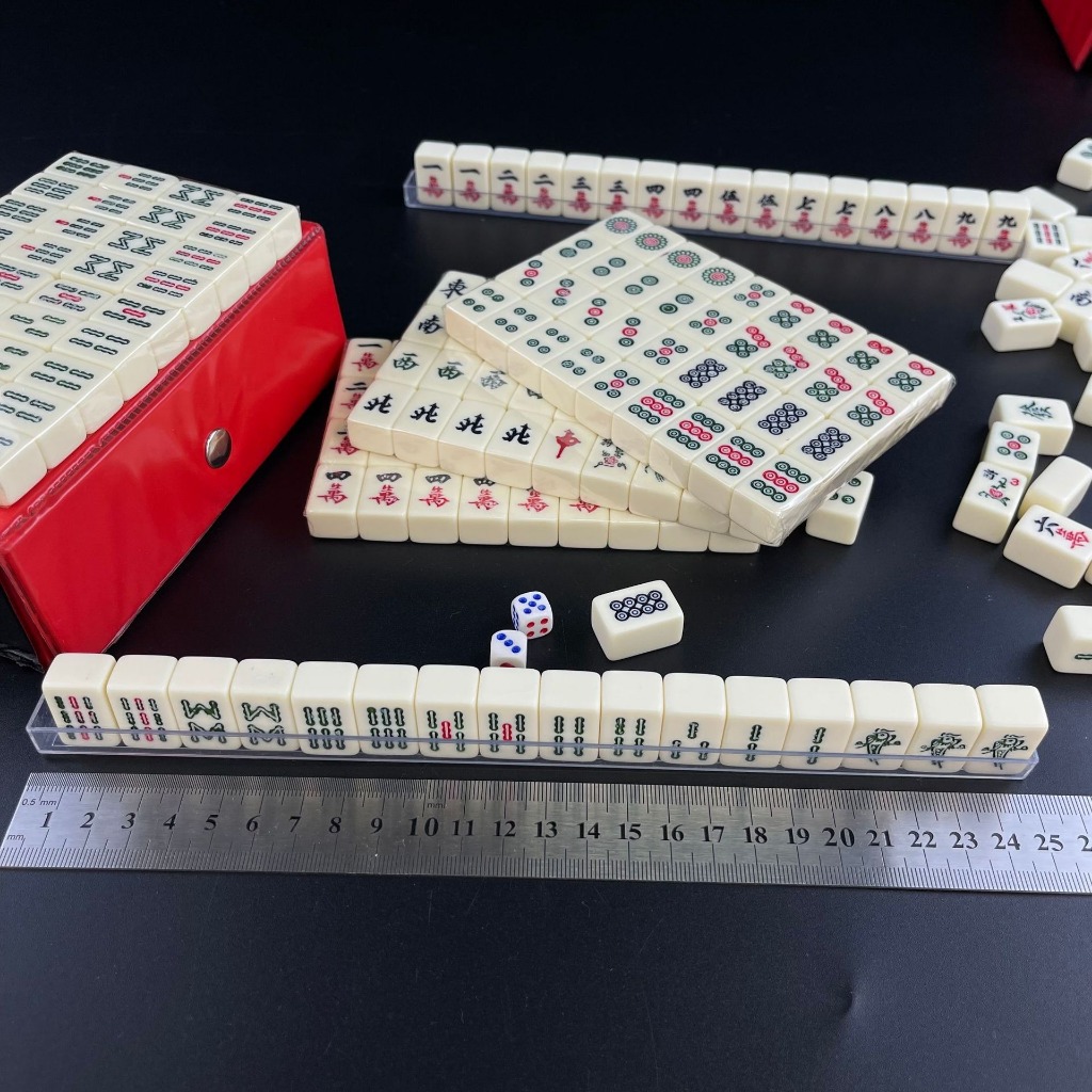 Mahjong Set Convenient for carrying when traveling Chinese Mini Mahjong ...