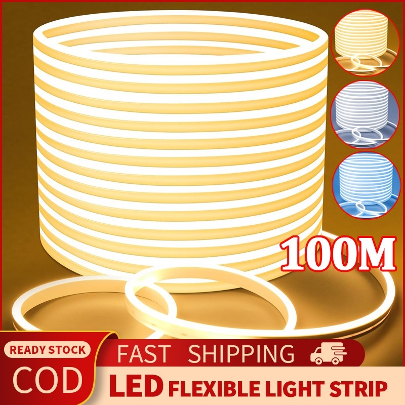 20-100M 220V Waterproof LED Neon Strip Lights IP67 Outdoor/Indoor Use ...