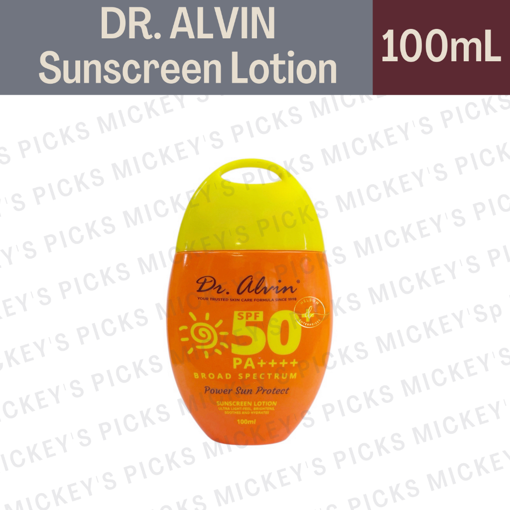 Dr Alvin Sunscreen SPF50+ PA++++ Lotion 100mL | Shopee Philippines