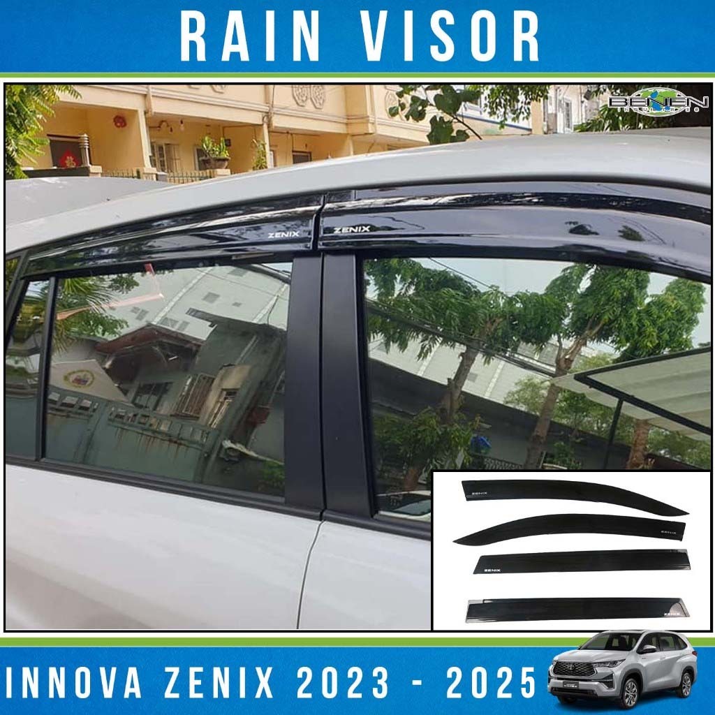 Rain Guard Window Visor TOYOTA INNOVA ZENIX 2023 - 2025 | Shopee ...