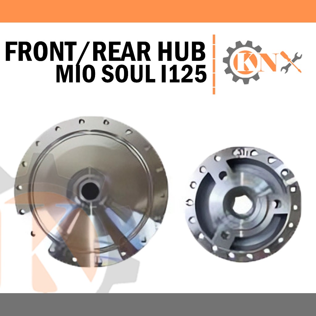 REAR AND FRONT HUB SET FOR MIO SPORTY / MIO I 125 / MIO M3 / MIO SOUL I ...