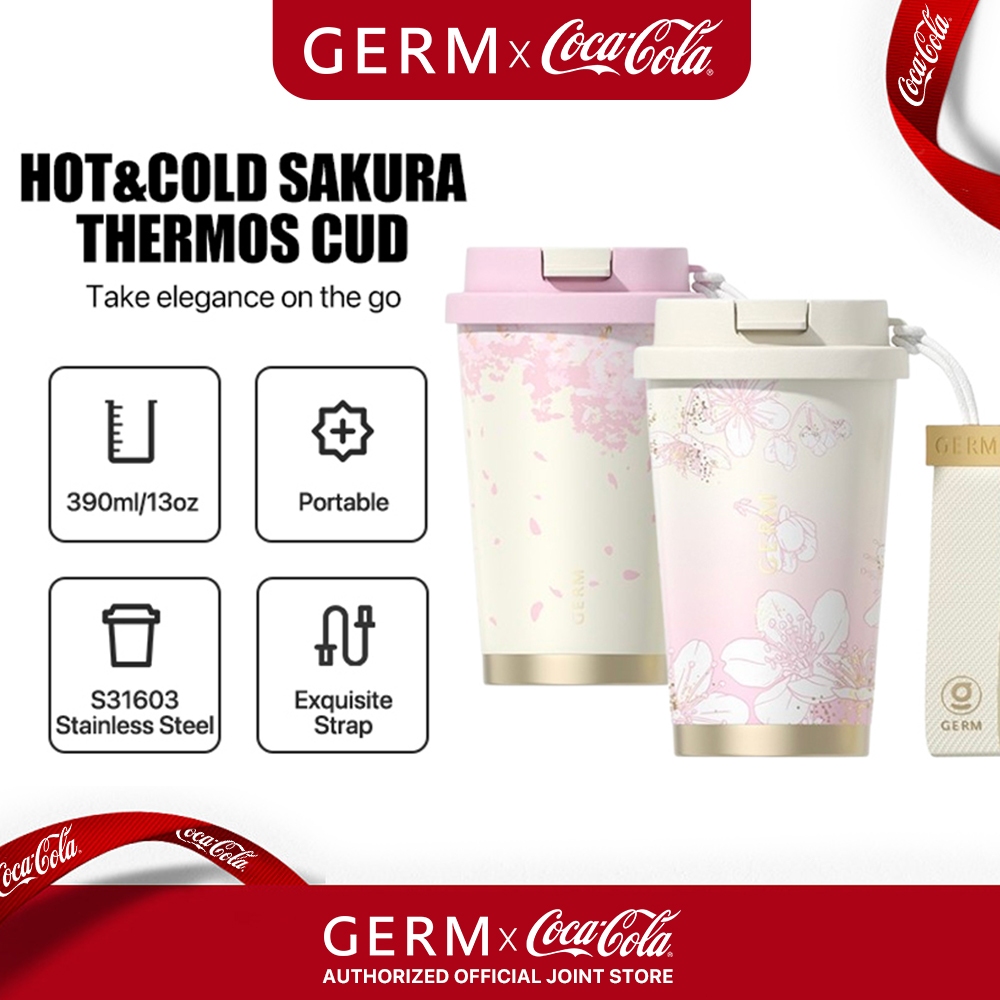 GERM DB96 Coffee Mug 316 Stainless Steel Leak-Proof Sealing Portable ...