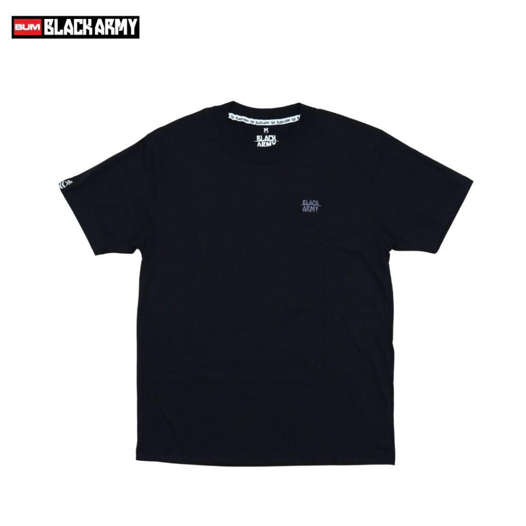 BUM Black Army - Tees Single Jersey Slim fit | Shopee Philippines