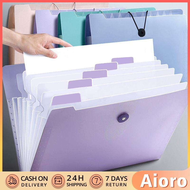 Accordion File Organizer, 12 Pocket Expanding File Folder Organizer for ...