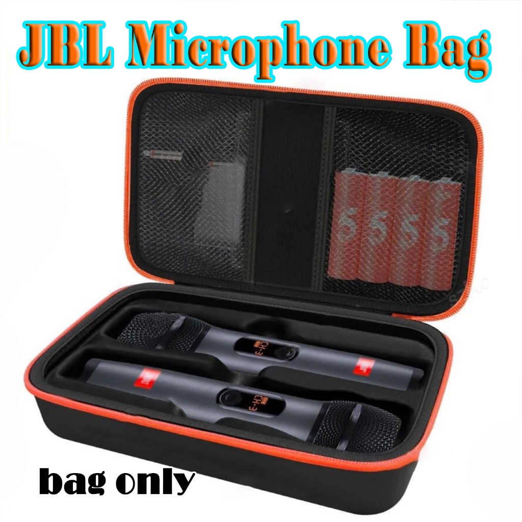 Upgraded version Portable JBL Wireless Dual Microphone Storage Bag ...