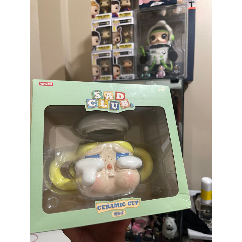 Pop Mart Crybaby Sad Club Ceramic Mug (Golden) | Shopee Philippines