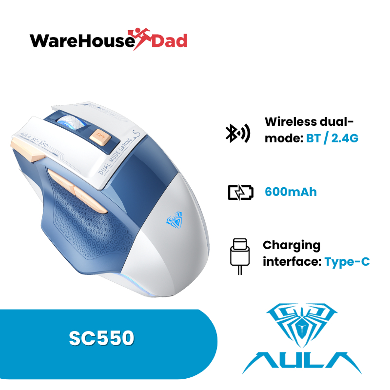 Aula SC550 Wireless and Wired Mouse | Shopee Philippines
