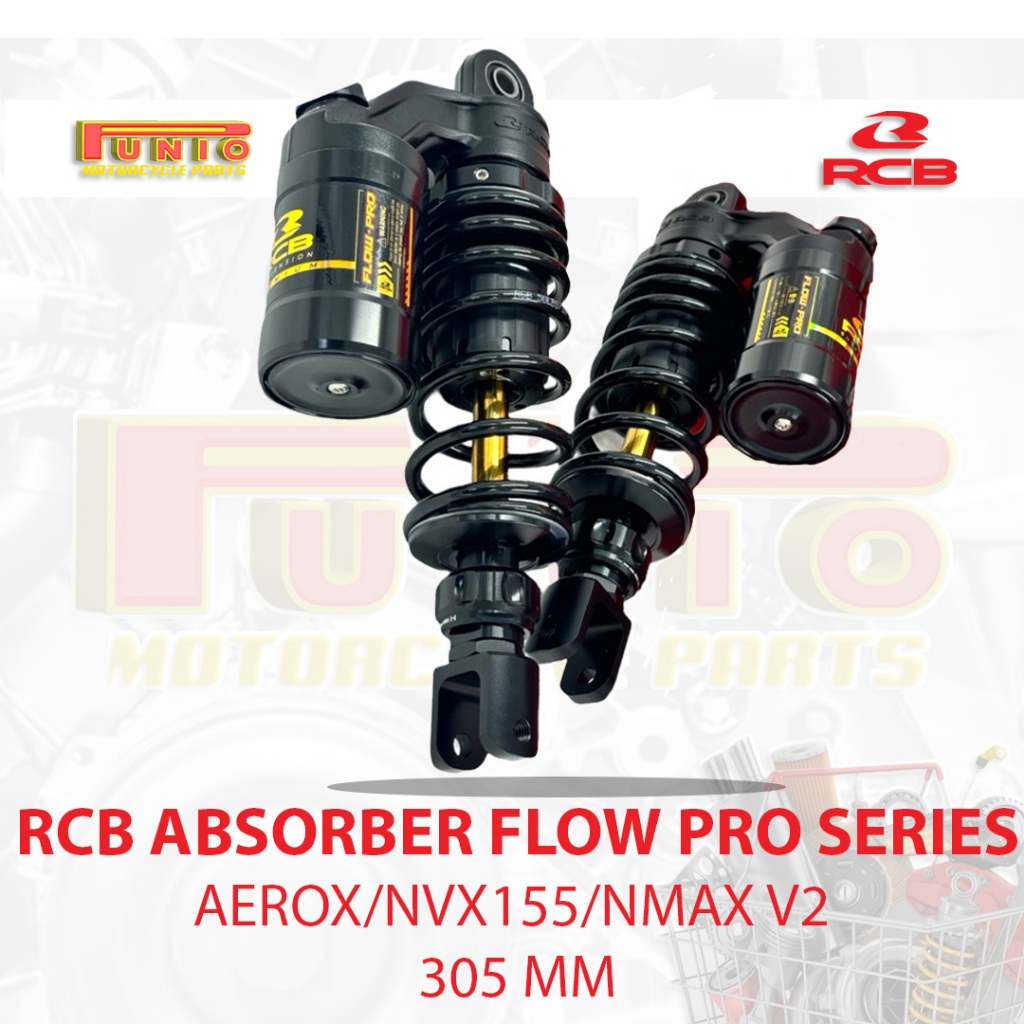 NEW! RCB Dual Absorber Flow Pro Series for Yamaha AEROX/NMAX | Shopee ...
