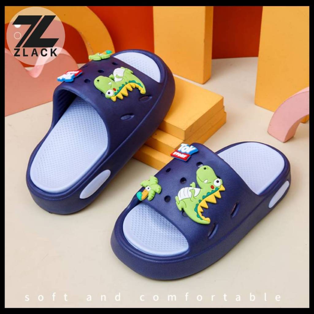【𝐙𝐋𝐀𝐂𝐊】Closs New Cute Design Slip on Sandal For Boys Kids Sandal with ...