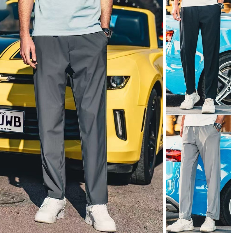 Pants Men's Summer Thin New Fashion Trendy Brand Stretch Exercise ...