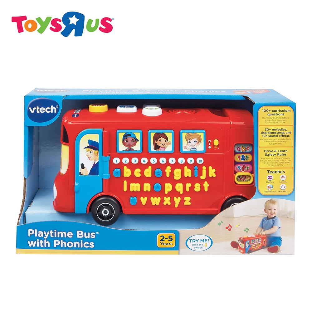 Vtech Playtime Bus With Phonics | Shopee Philippines
