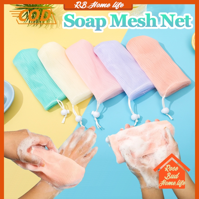 1PC Soap Foaming Mesh Net Home Bath Cleaning Foaming Net face body ...