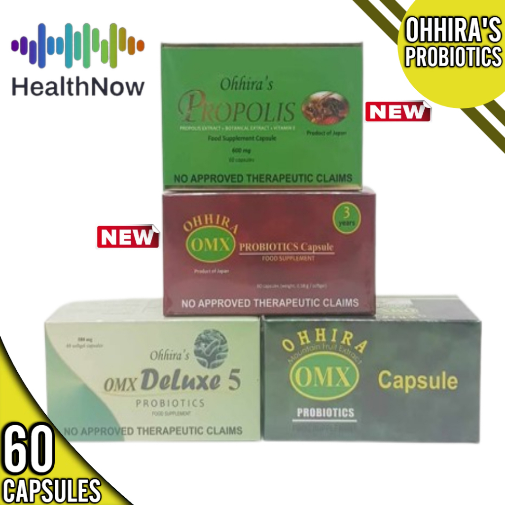 OMX PROBIOTICS LIGHT/DARK GREEN/3 yrs fermentation RED/PROPOLIS EXTRACT ...