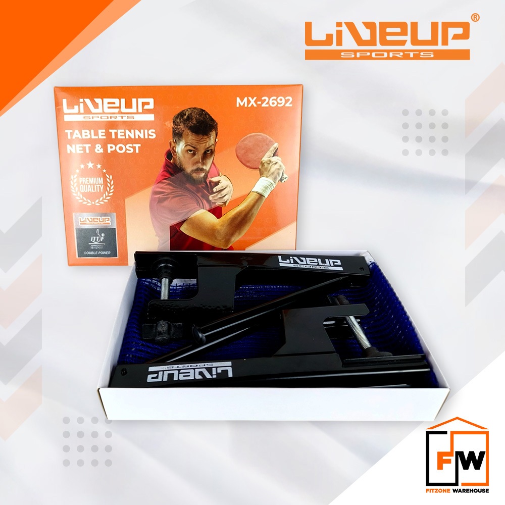 LIVE UP 2692 Table Tennis Net and Post Set | Shopee Philippines