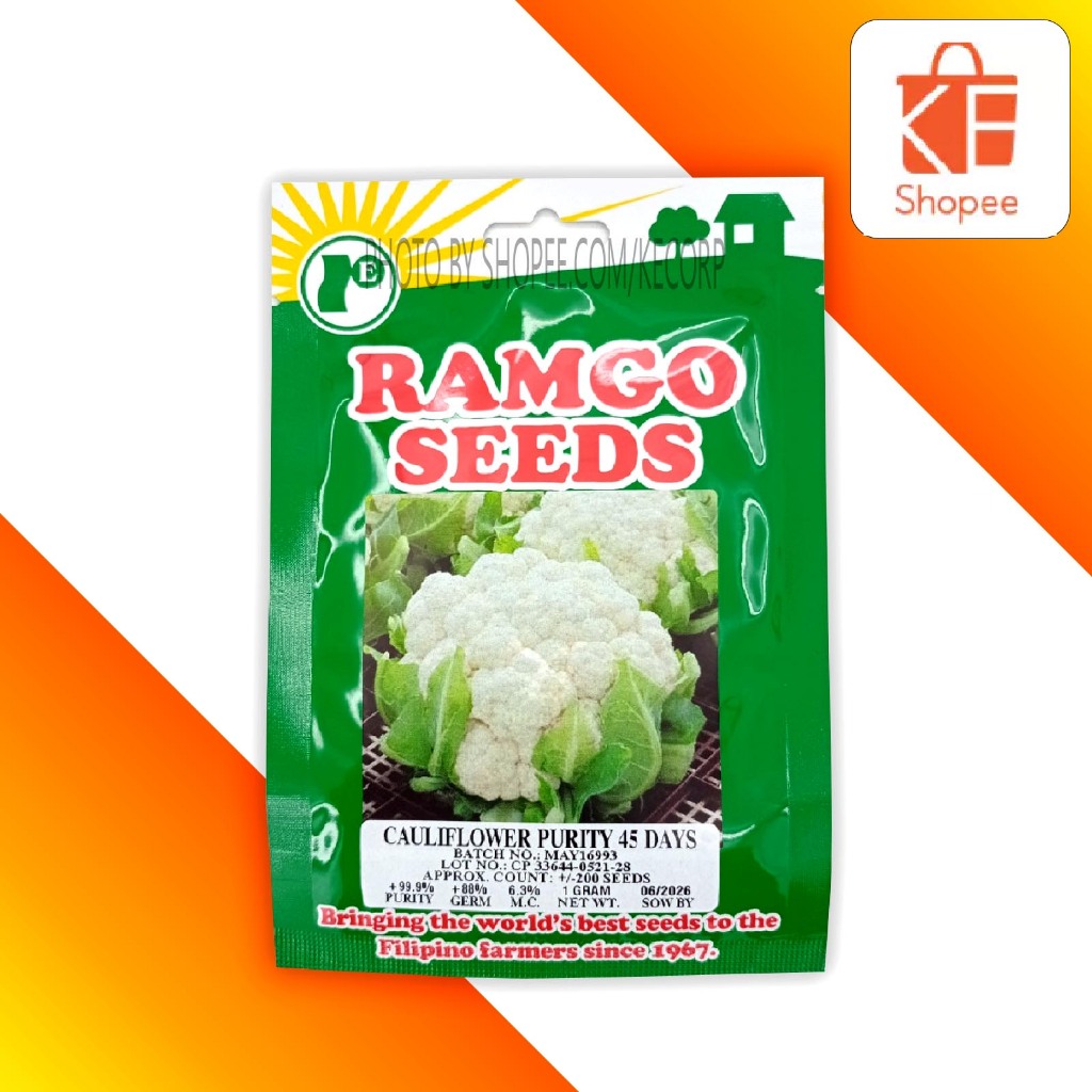 Ramgo RPD Cauliflower Purity Seeds 1g (Original Packaging) kcS11207 ...