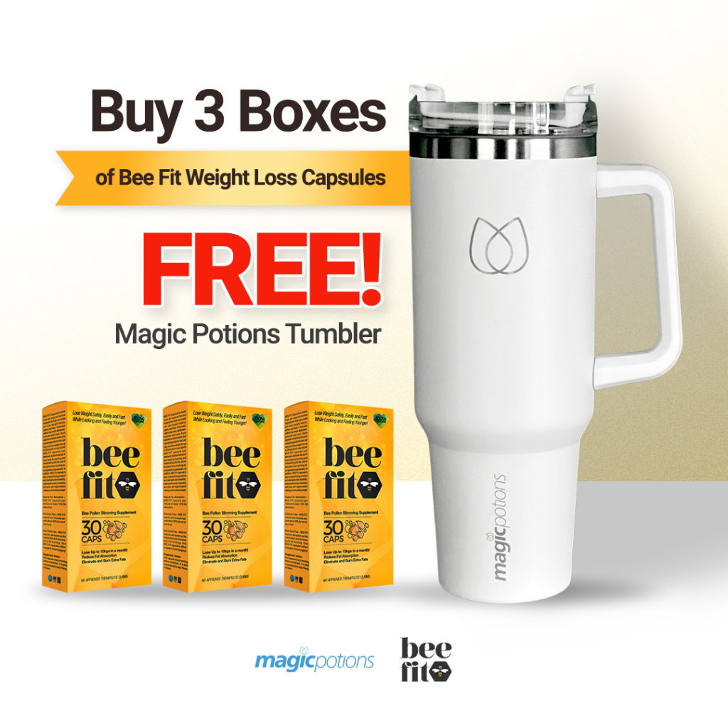 3 Boxes Bee Fit Capsules with FREE 1 Tumbler | Shopee Philippines