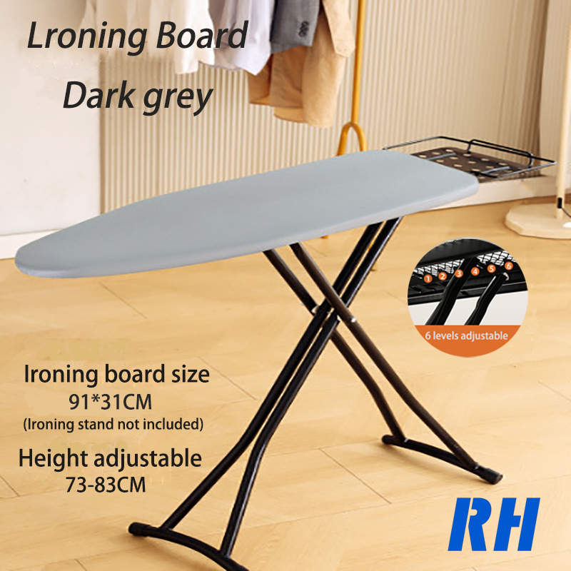 Ironing Board With Safety Iron Rest 6 Gears Height Adjustment Rest Non ...