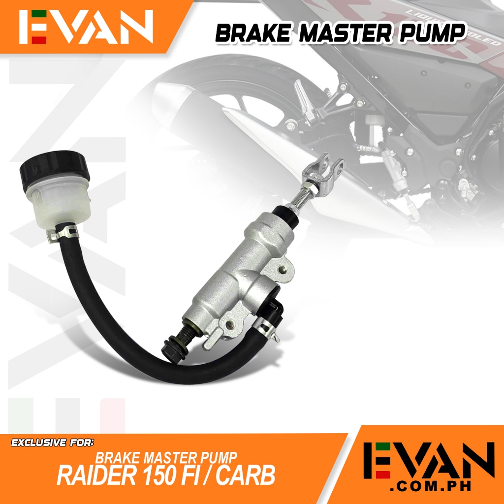 EVAN COM BRAKE MASTER PUMP SUZUKI RAIDER 150 FI/CARB MOTORCYCLE ...