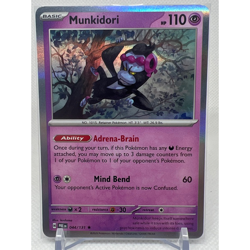 Munkidori - 044/131 - Holo Rare Scarlet & Violet: Prismatic Evolutions - Pokemon TCG | Shopee ...
