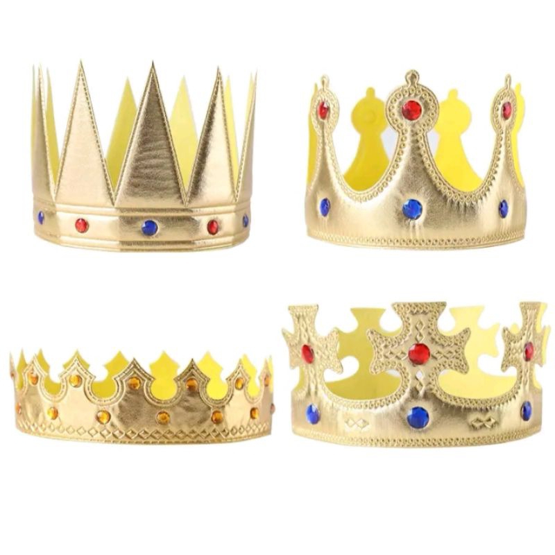 1pc Party Headwear Accessory Crown Birthday Crown Hat Girl Queen Boys ...