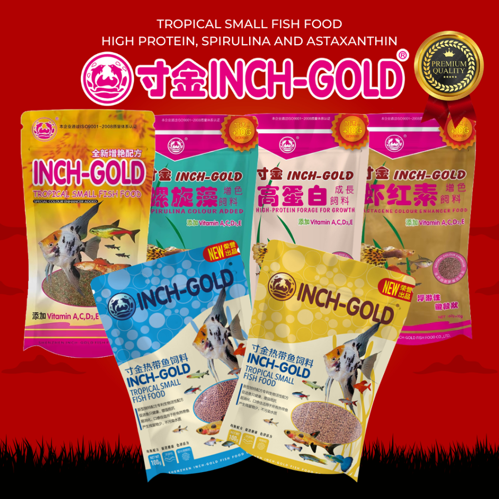 Guppy, Betta and Small Fish Food High in Protein, Spirulina and ...