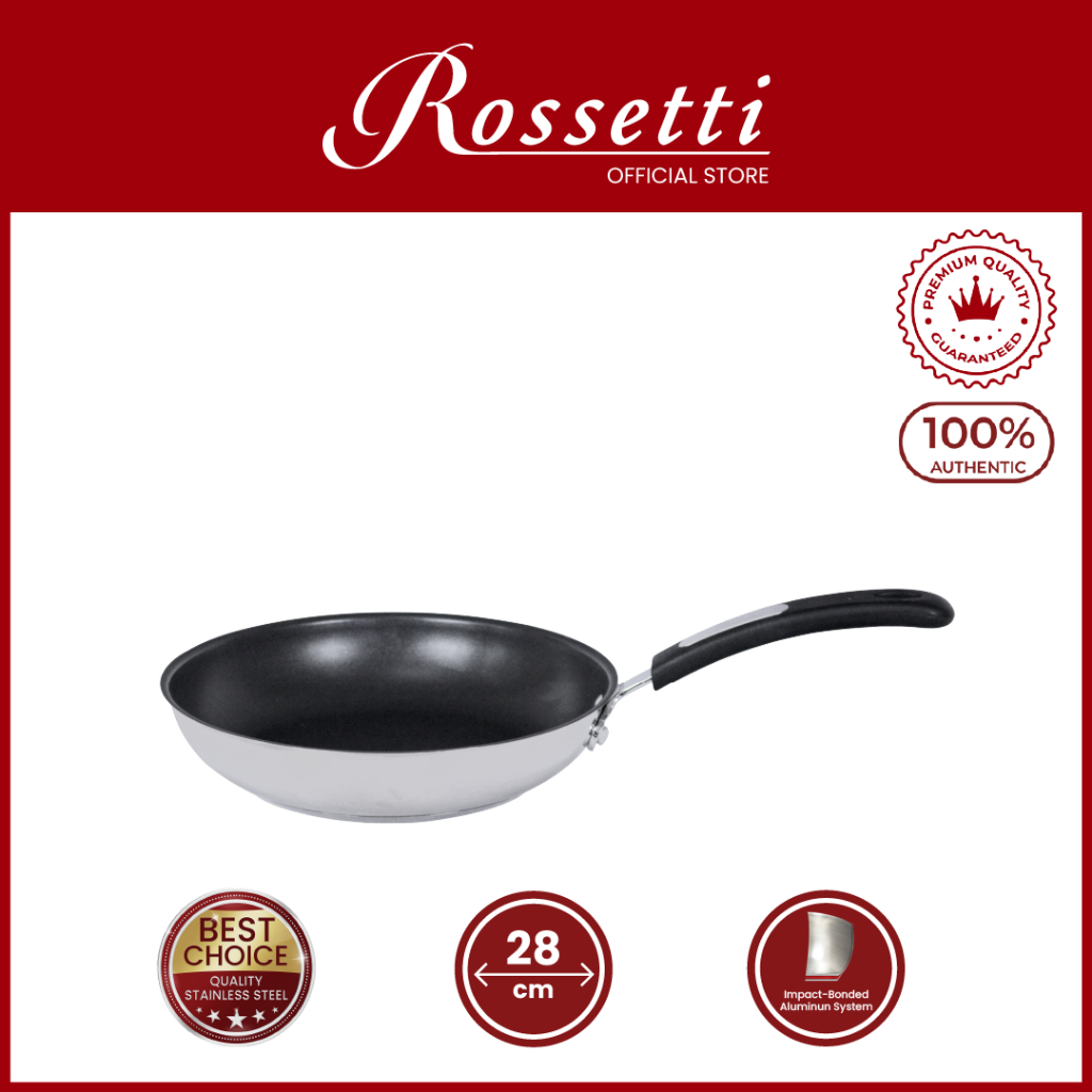 Rossetti Cellina Series 28cm Stainless Steel Non- Stick Fry Pan (R2303 ...