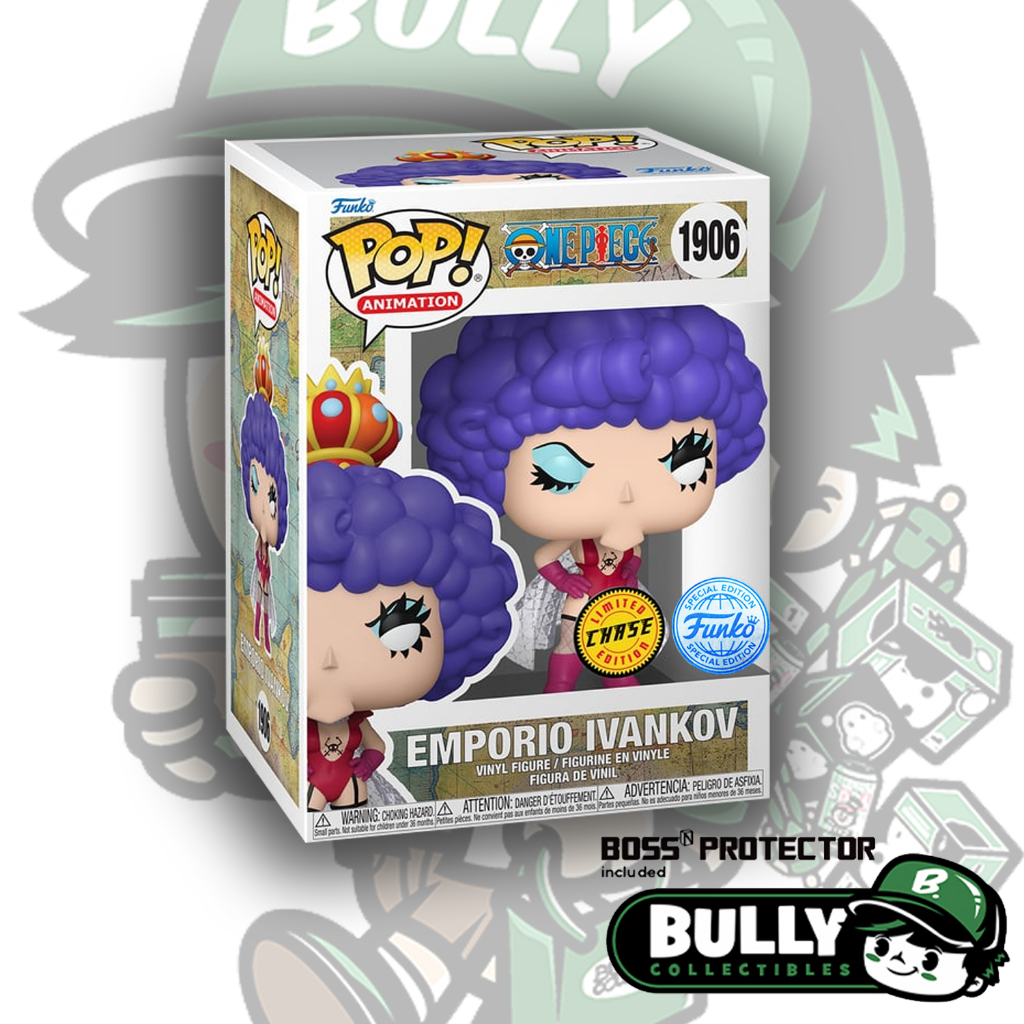 Funko POP! Animation: One Piece - Emporio Ivankov CHASE (FSE) 1906 With ...