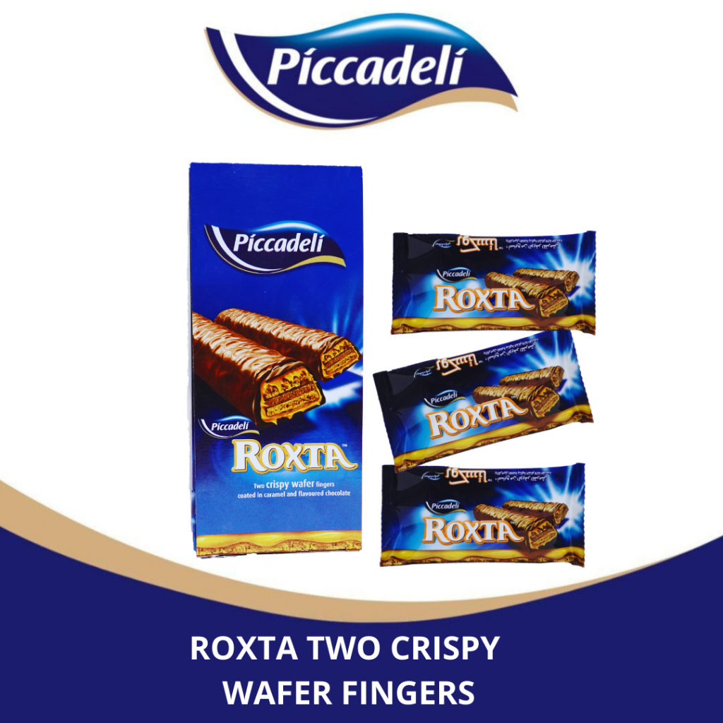 Piccadeli Roxta 2-Fingers Crispy wafer in Caramel and Flavoured ...