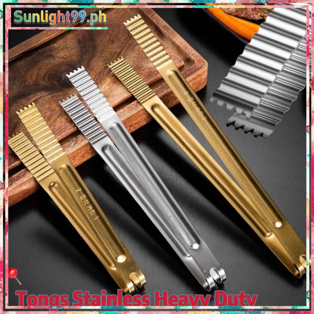 Barbecue tongs food tong stainless buffet food server spaghetti tong ...