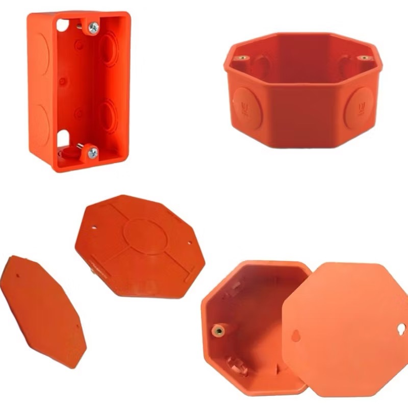 Pvc Junction Box /Utility Box /Cover (ORANGE) | Shopee Philippines
