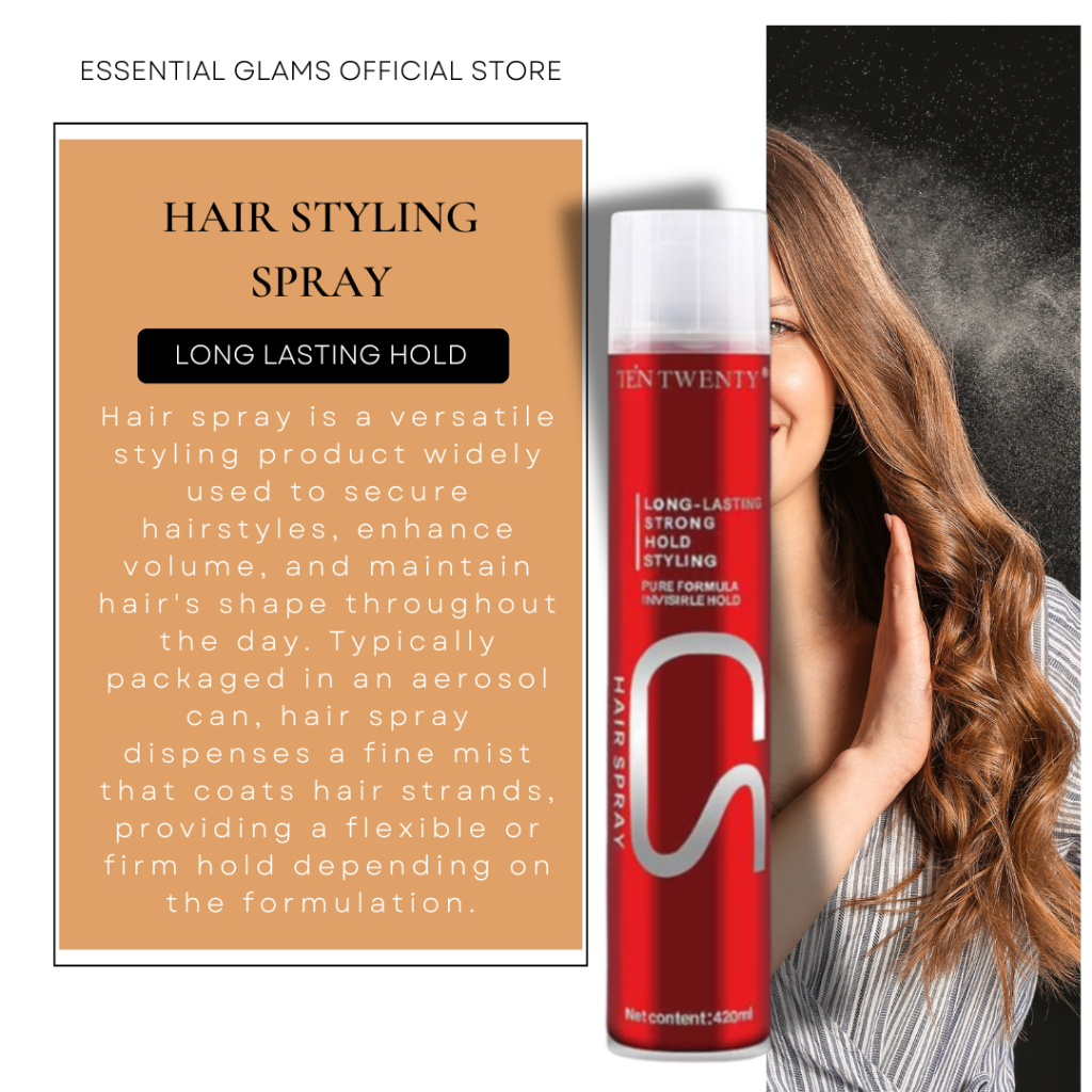 ORIGINAL AND EFFECTIVE Hair Spray Net Strong Hold Hairspray Spray net ...