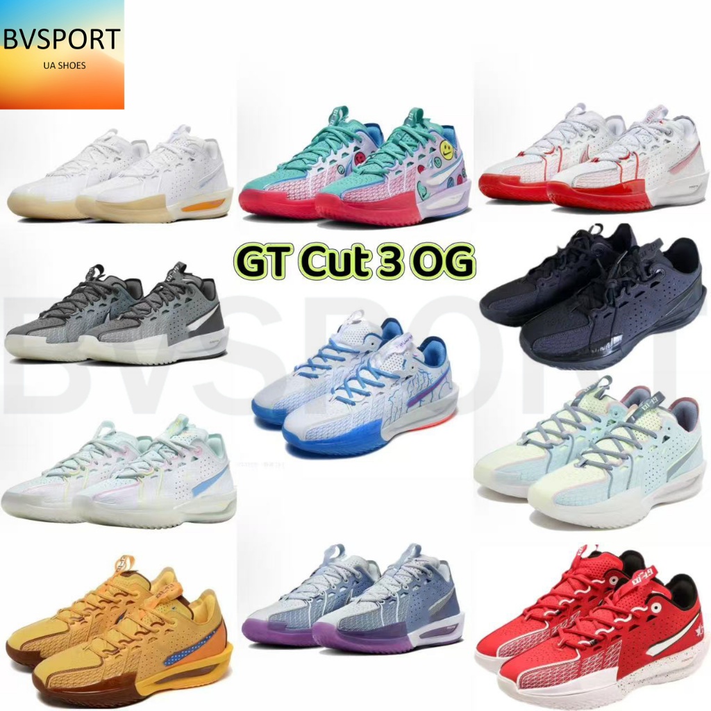 BVSPORT UA Basketball Shoes GT Cut3 OG Complex Color Fashion Lowcut ...