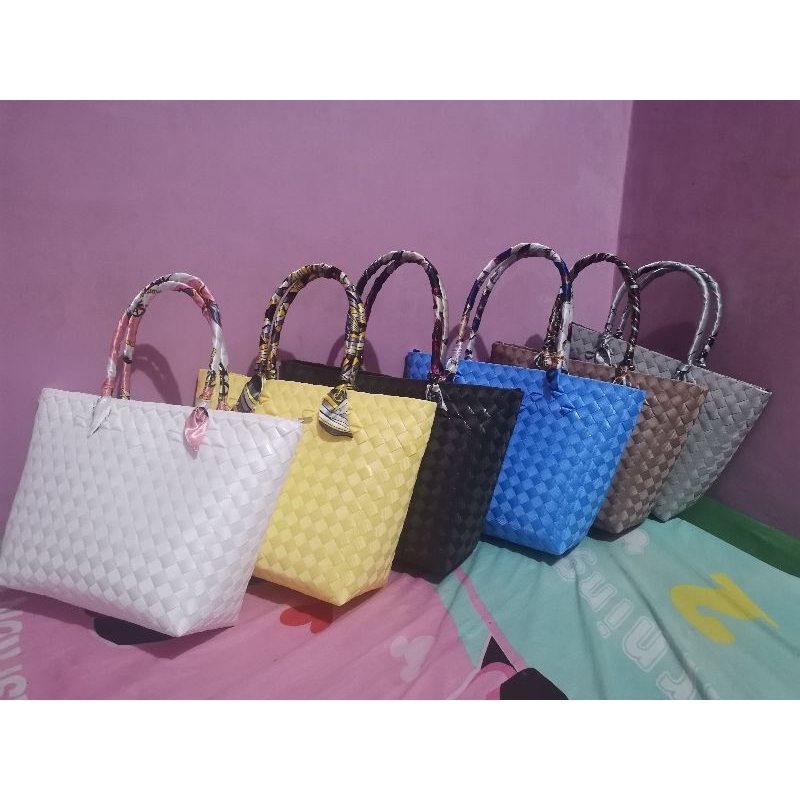 Bayong Bag/Market Bag Hard Materials Small with zipper | Shopee Philippines