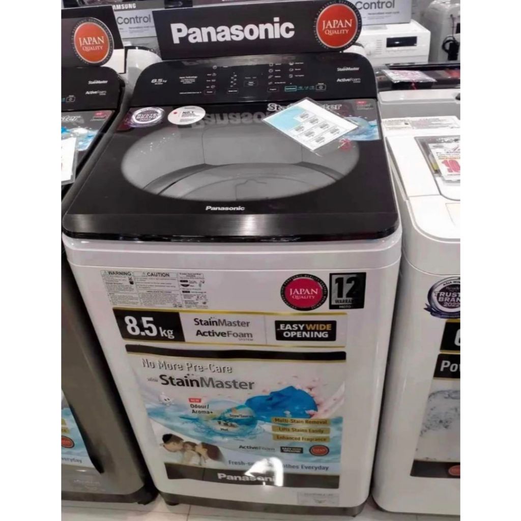 Panasonic Washing Machine 8.5 kg Top Load Inverter | Shopee Philippines