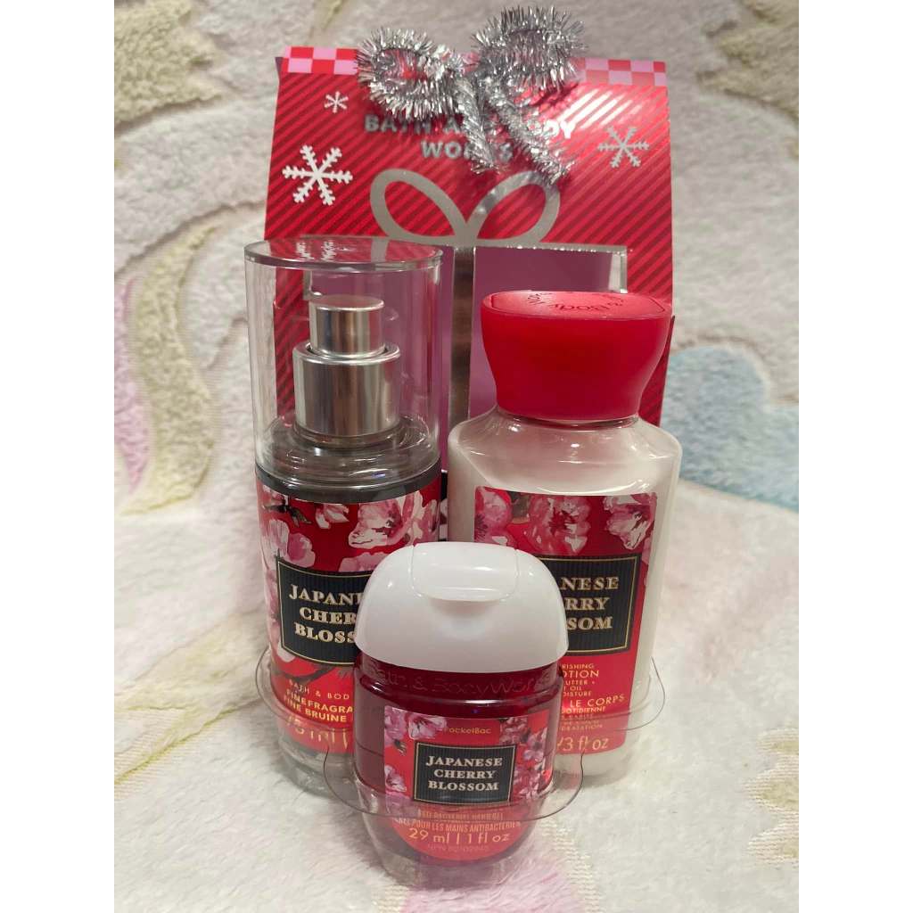 BBW Japanese Cherry Blossom Mini Gift Set | Shopee Philippines