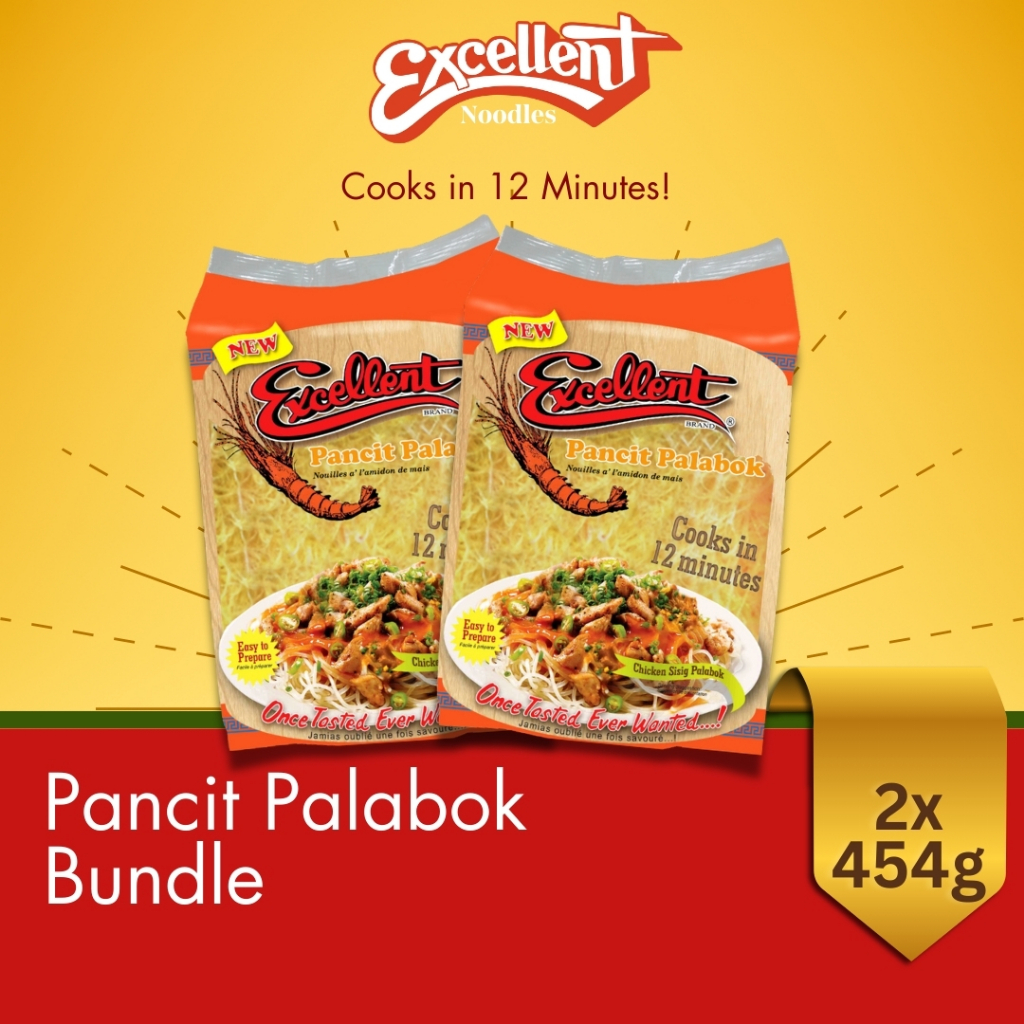 [Bundle of 2] Excellent Pancit Palabok 454g | Shopee Philippines