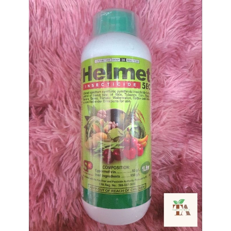 Helmet Insecticide 5EC ~ Cypermethrin by S&P ~ Liter, 500ml, 250ml ...