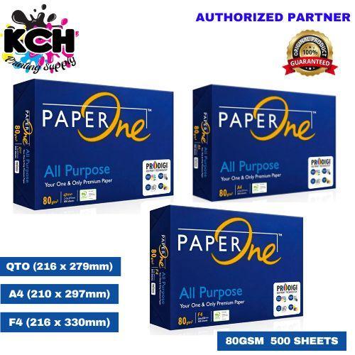 Paper One All Purpose Bond Paper 80gsm 500 Sheets | Shopee Philippines