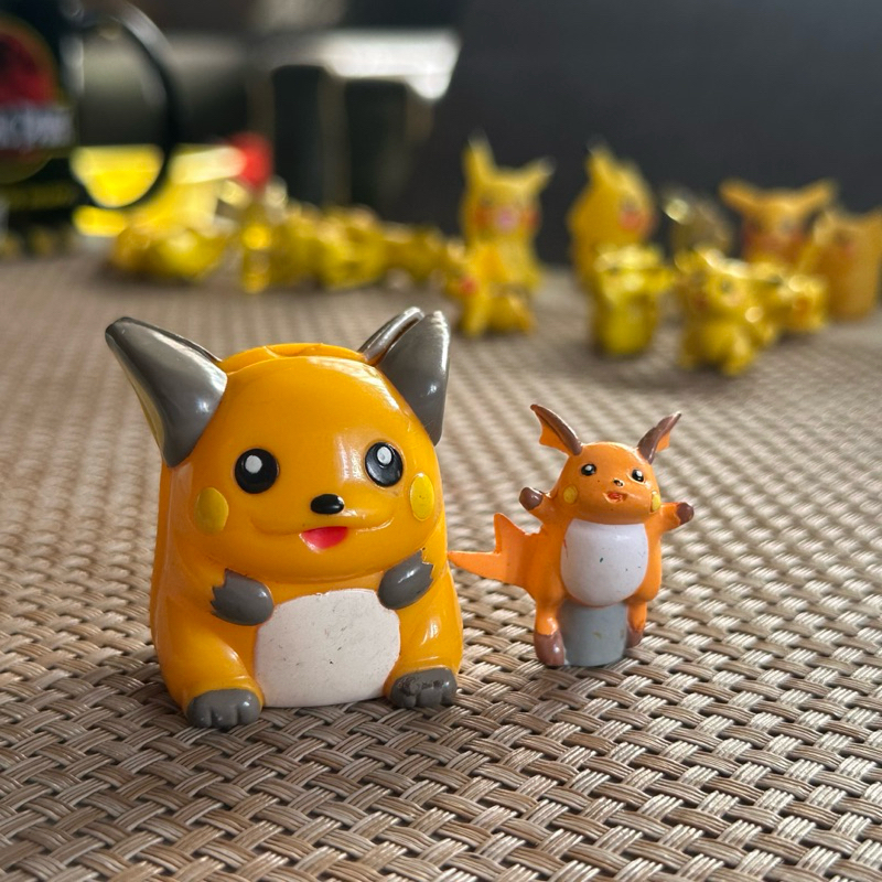 Pokemon Figure Raichu Set - Pokemon Raichu Bandai 1999 CGTSJ, Pokemon ...