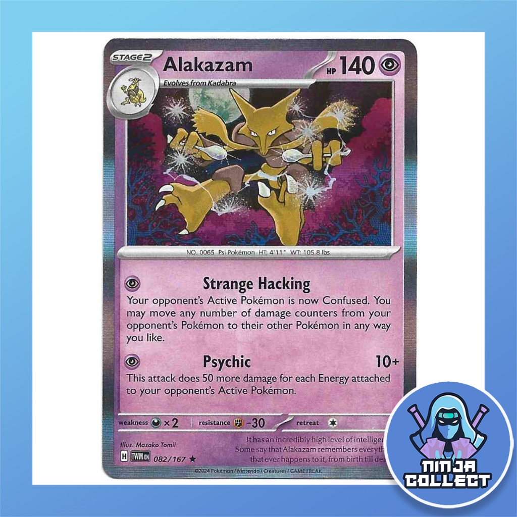 Alakazam Rare Holo / Reverse Holo Pokémon TCG Card | Shopee Philippines