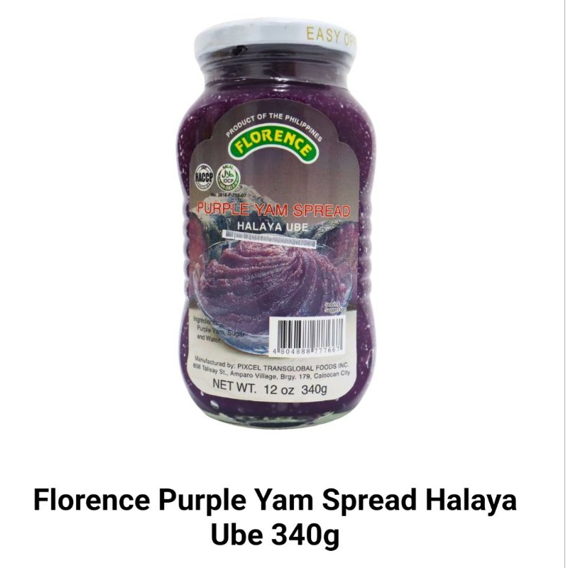 12oz Florence Purple Yam Spread Halaya Ube 340g | Shopee Philippines